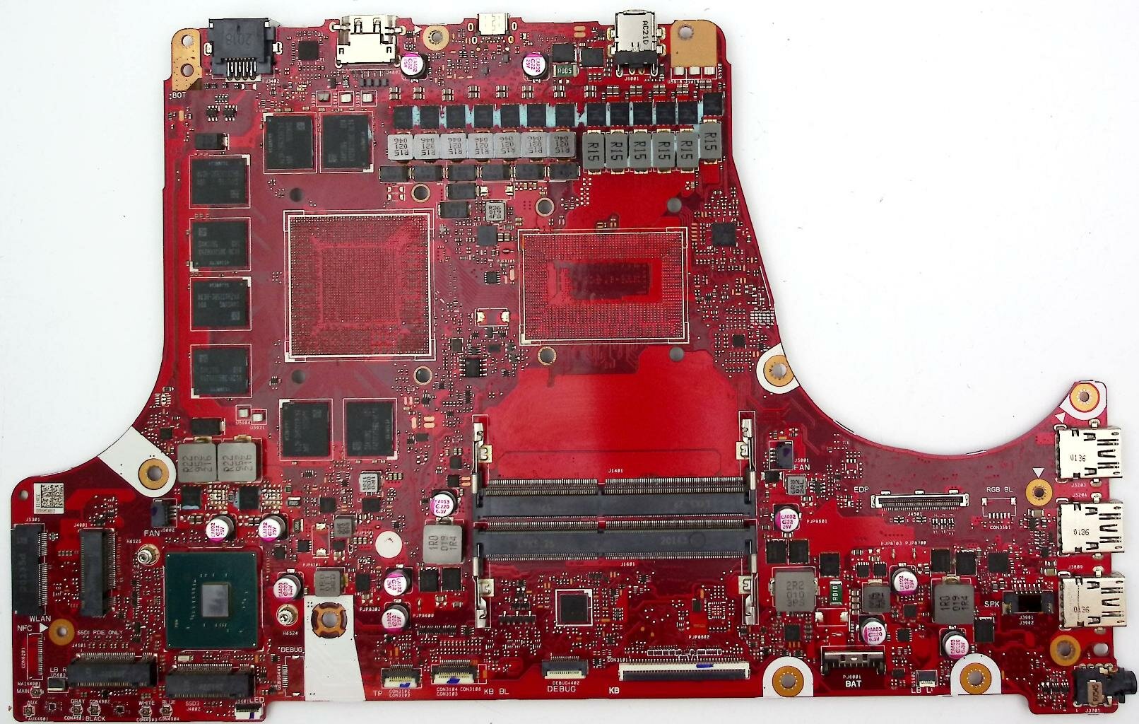 Материнская плата ASUS G712LW донор компонентов (41101)