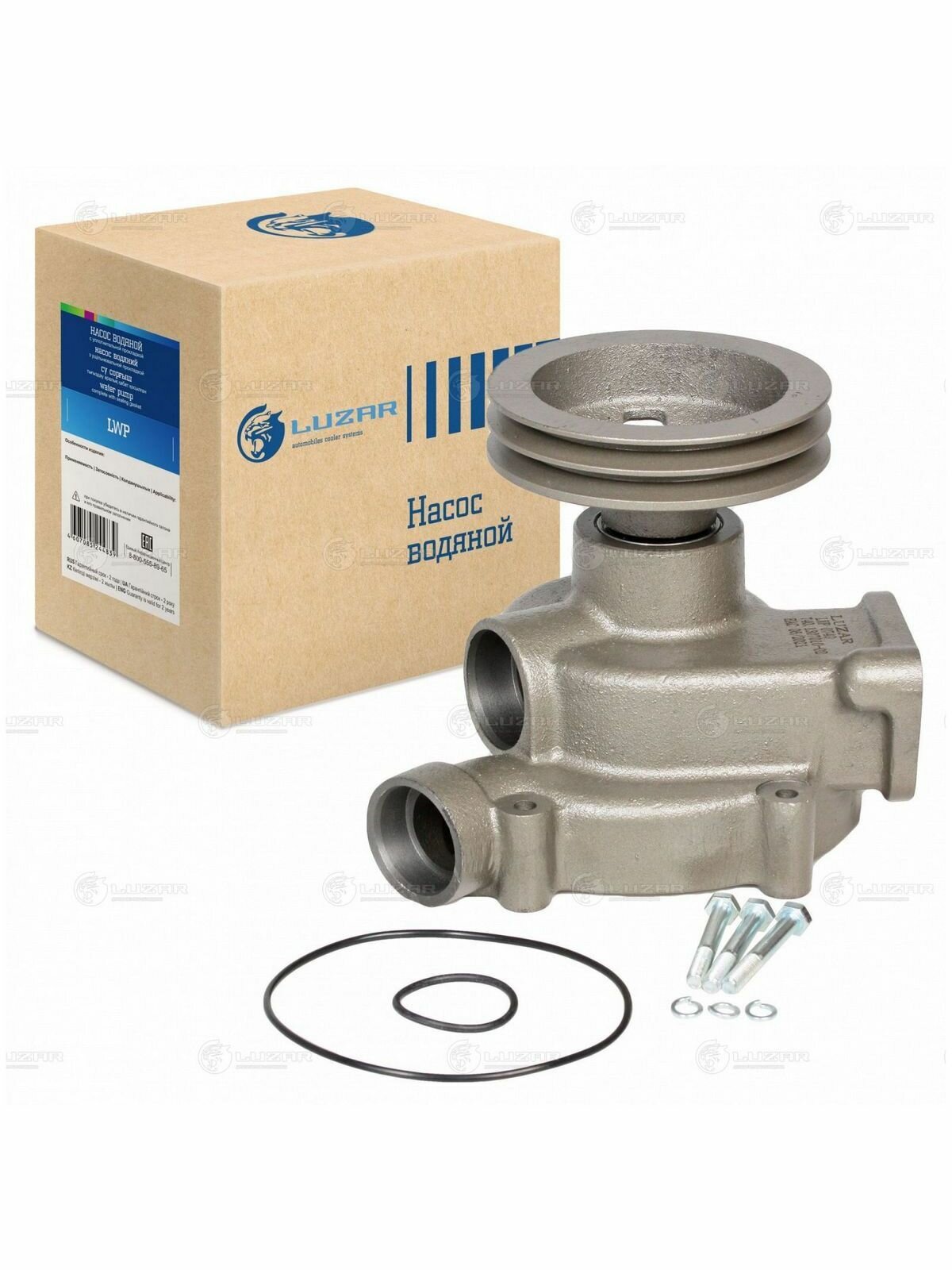 Насос водяной LUZAR LWP0740 для а/м LIAZ 5256, KAMAZ 4310 / Лиаз, Камаз