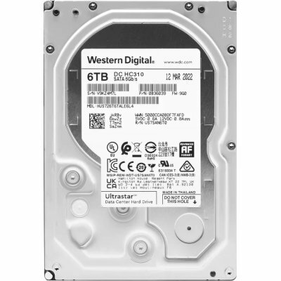 Жесткий диск Ultrastar DC HC310 6Tb HUS726T6TALE6L4 0B36039