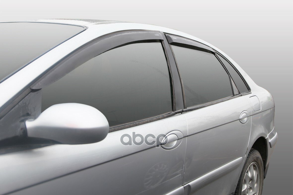 Дефлекторы на бок. стекла CITROEN C5 I 2001-2008 /лифтбек/ Voron Glass накладные /к-т 4шт Voron Glass арт. DEF00584