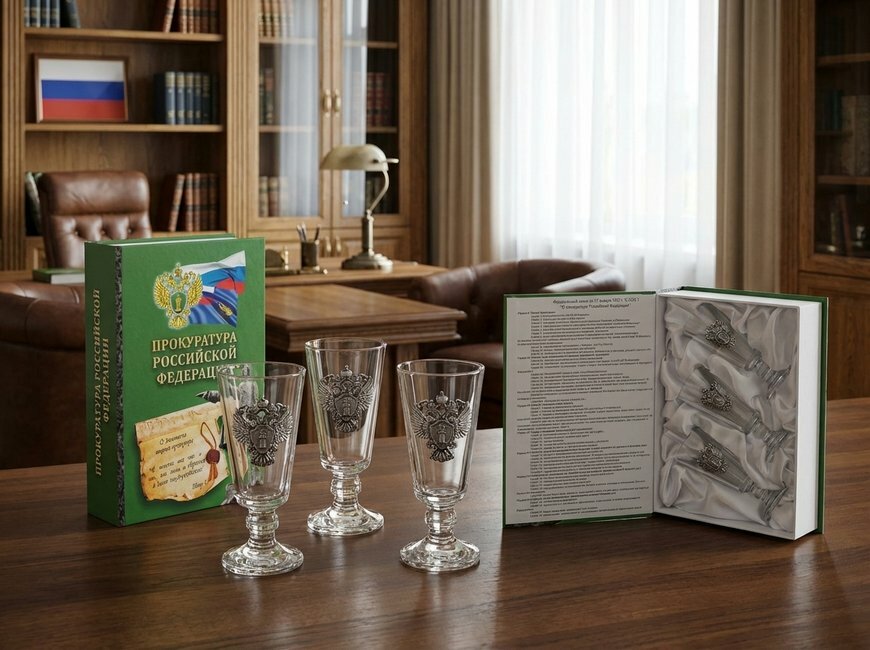 Подарочный набор лафитников Прокуратура