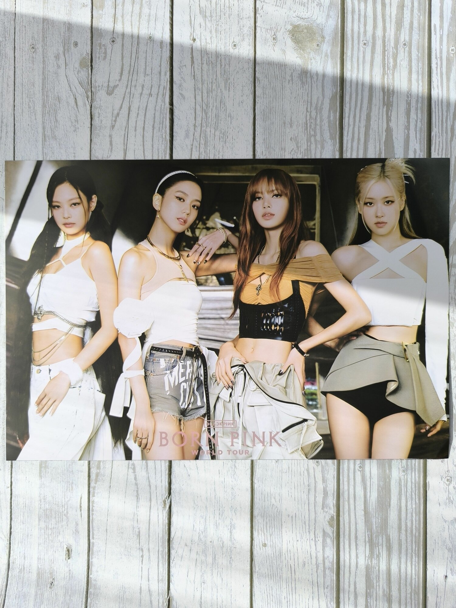 Плакат А3 "BLACKPINK - Pink Venom" фотосессия в образах из клипа, 420х297мм