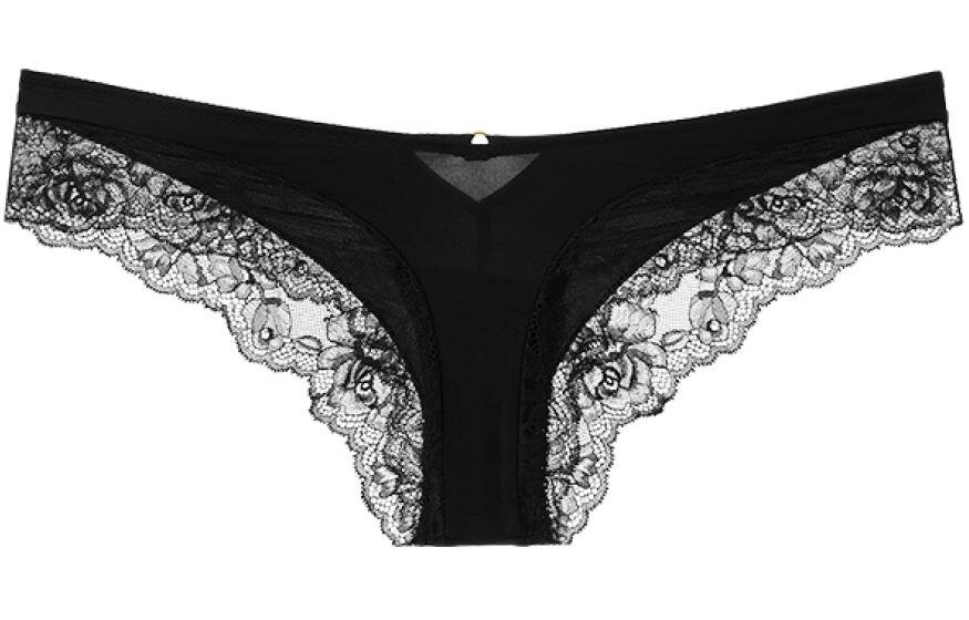 Женские трусы-стринги Victoria's Secret 10008170, XS EU, черные