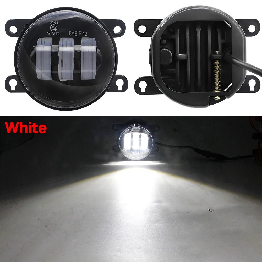 Автомобильные светодиодные линзы, противотуманные фары для Ford Ranger 2005-2015, Слоновая кость