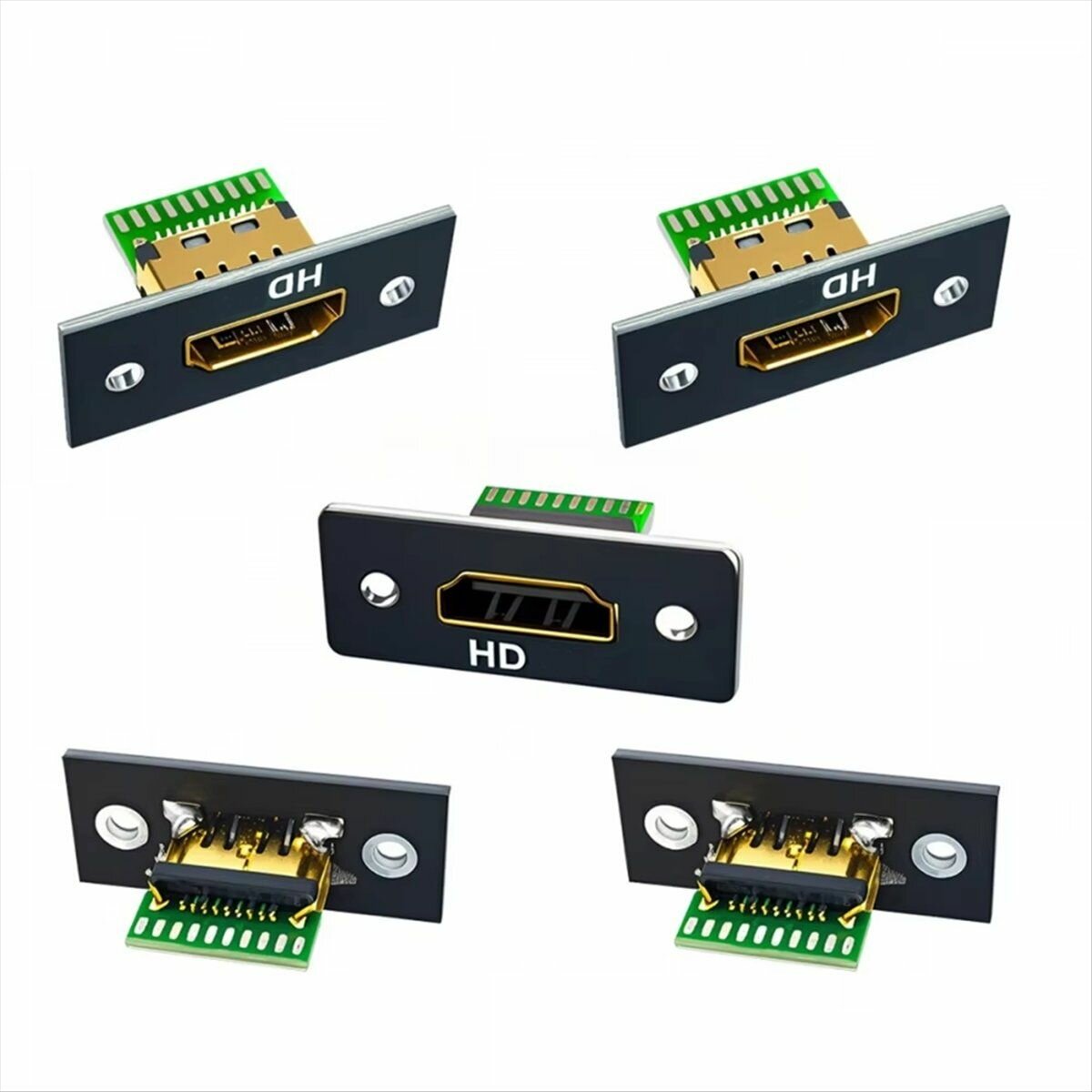 5 шт. HDMI-совместимый разъем типа A, гнездо 19-контактное, 8K