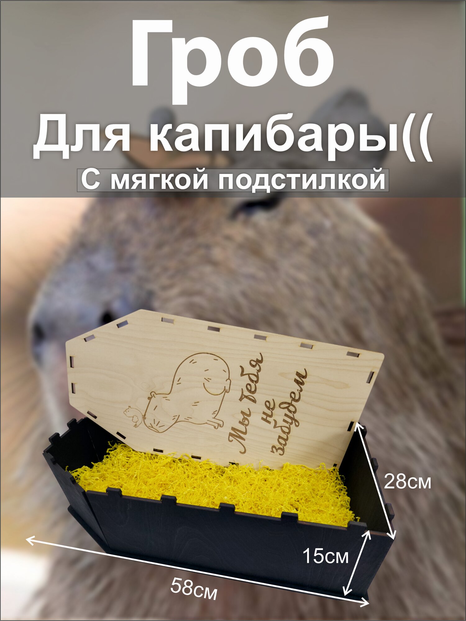 Г. р. о. б для капибары