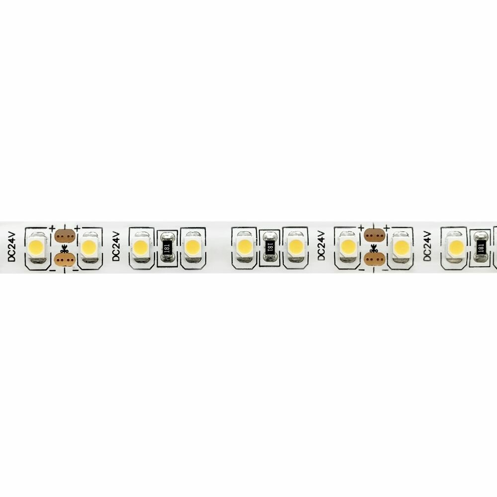 ST016.310.65 ST-Luce Светодиодная лента - 60leds/м*9.6W/мW 3000K 860Lm Ra80 120° IP65 L5000xW8xH2 24V.