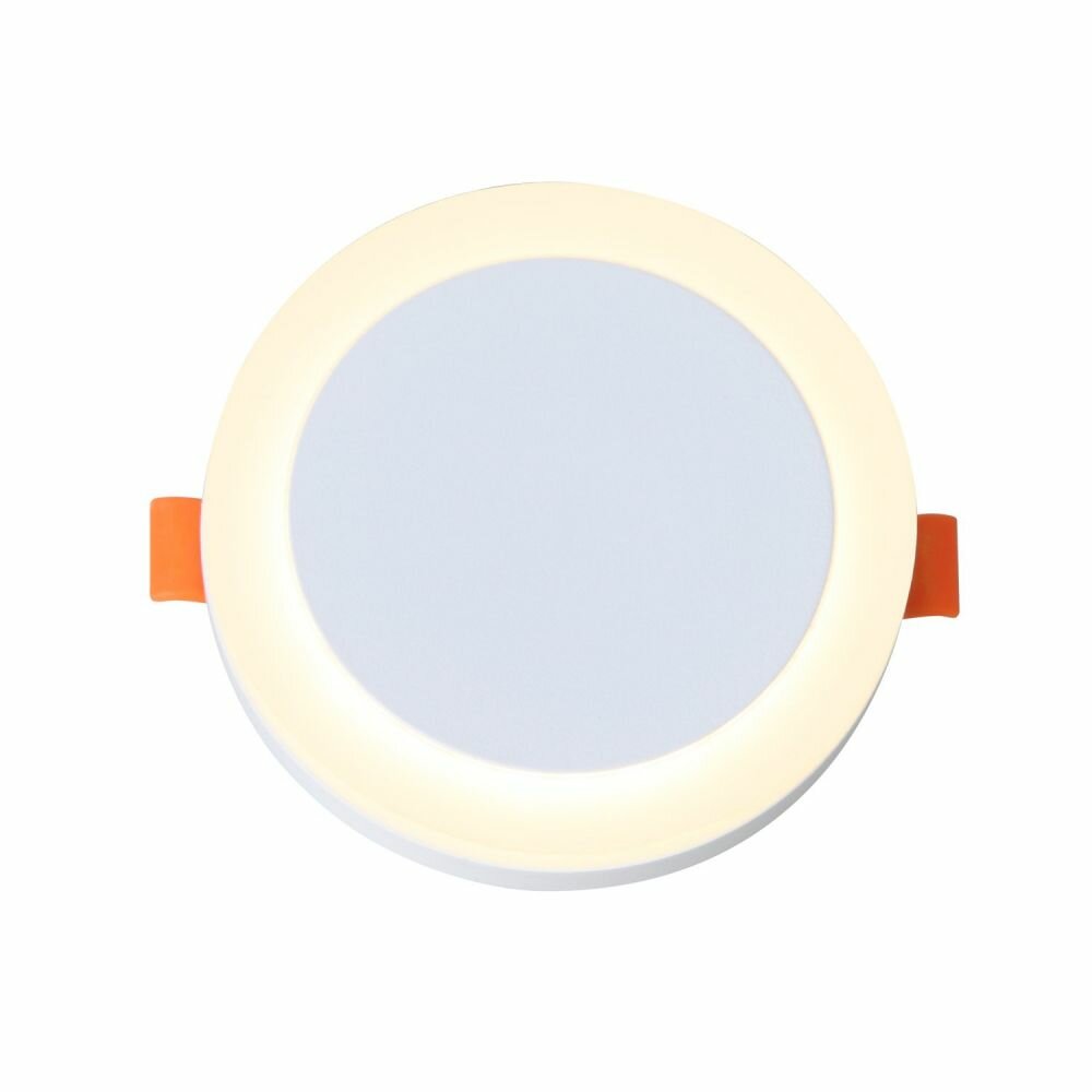 ST104.502.06 ST-Luce Светильник встраиваемый Белый LED 1*6W 3000K 468Lm Ra>80 120° IP20 D110xH20 170-240V.