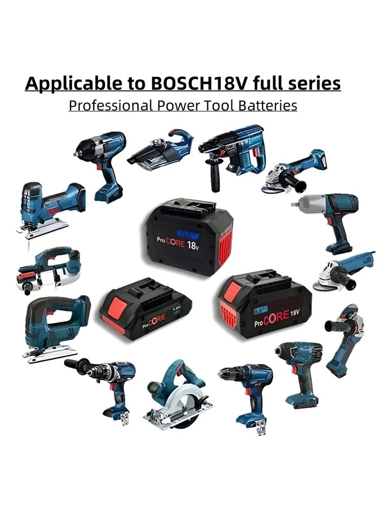 Аккумулятор Bosch ProCORE 18v 12.0Ah для инструмента с функцией быстрой зарядки — фото 1