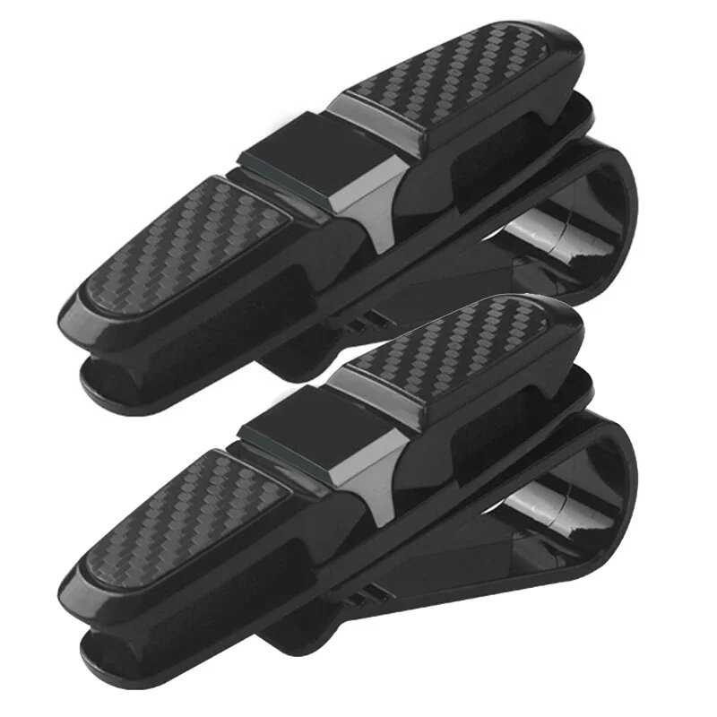 2шт Автомобильный держатель для козырька Black
