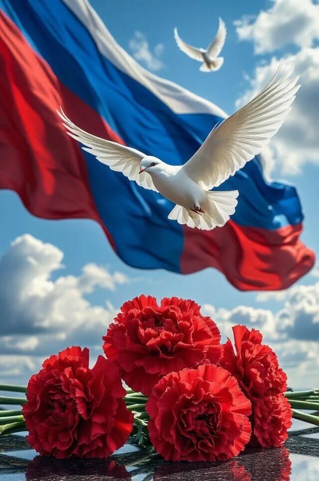 Алмазная Мозаика "Флаг России" 30х40 См Алмазная Вышивка / Картина Стразами Подарков / Украшения