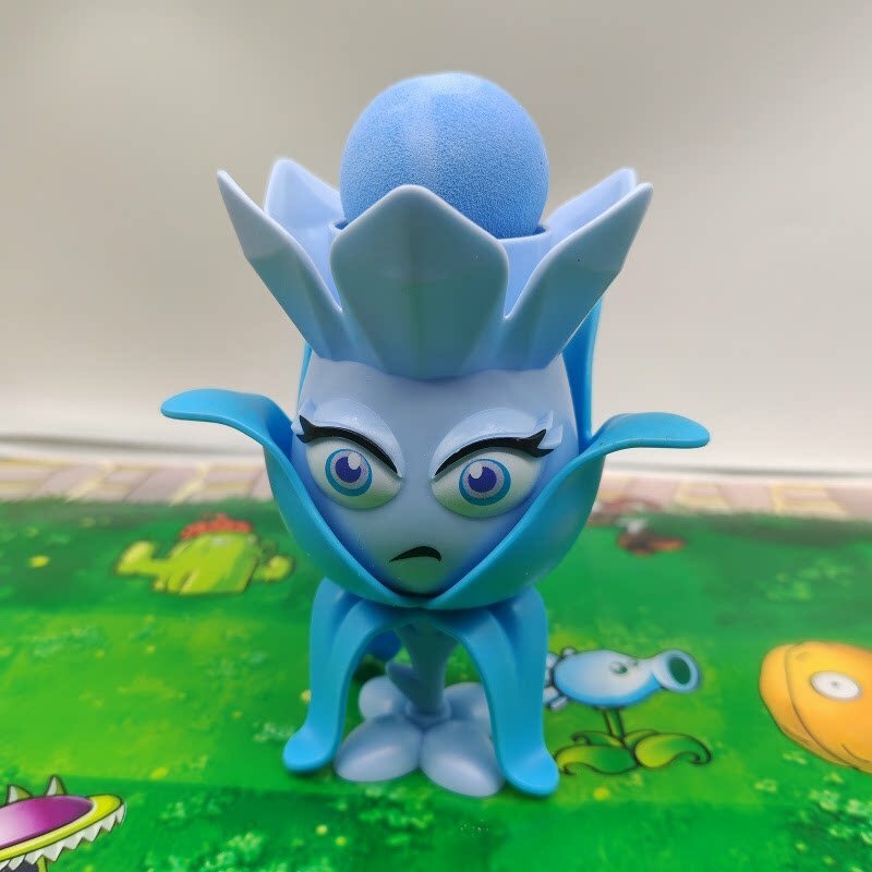 Оригинальная фигурка Plants vs. Zombies: Королева Огненных Цветов, Зомби-Камень, Темный Механический Дракон-Зомби,