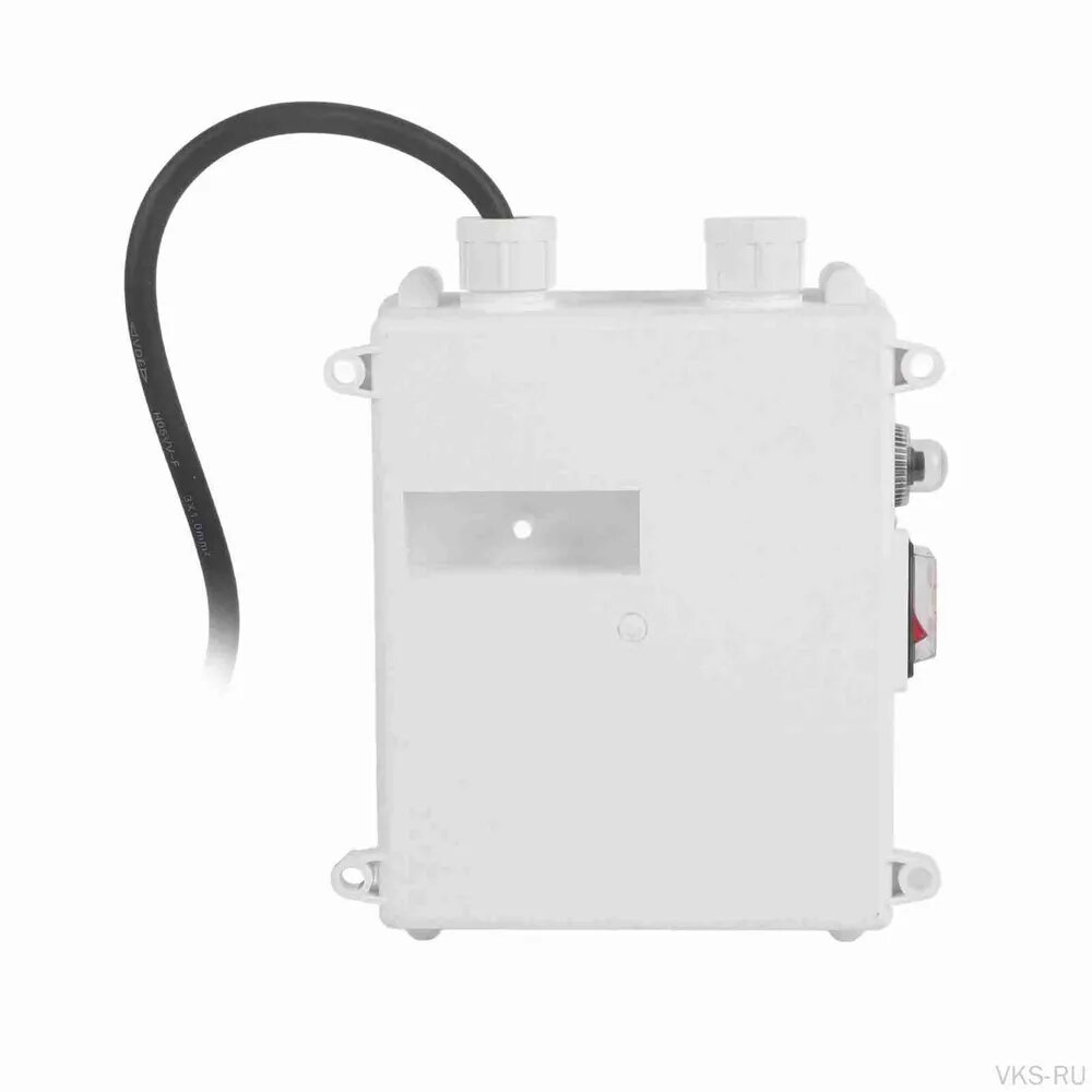 Контроллер для бытовых аспирационных и глубинных погружных водяных насосов с встроенным тепловым предохранителем параметрами 0.55KW 0.5HP 20uf 5A, оснащенный вилкой EU для сети 220V