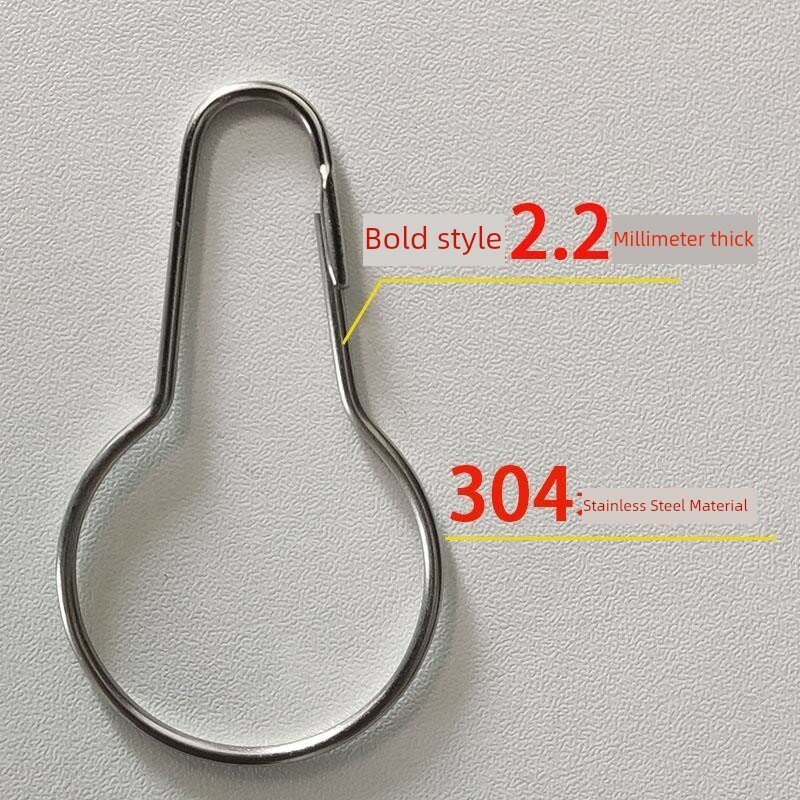 Крючки для римских карнизов, удлиненные крючки, крючки с перфорацией для круглых отверстий, кольца для римских