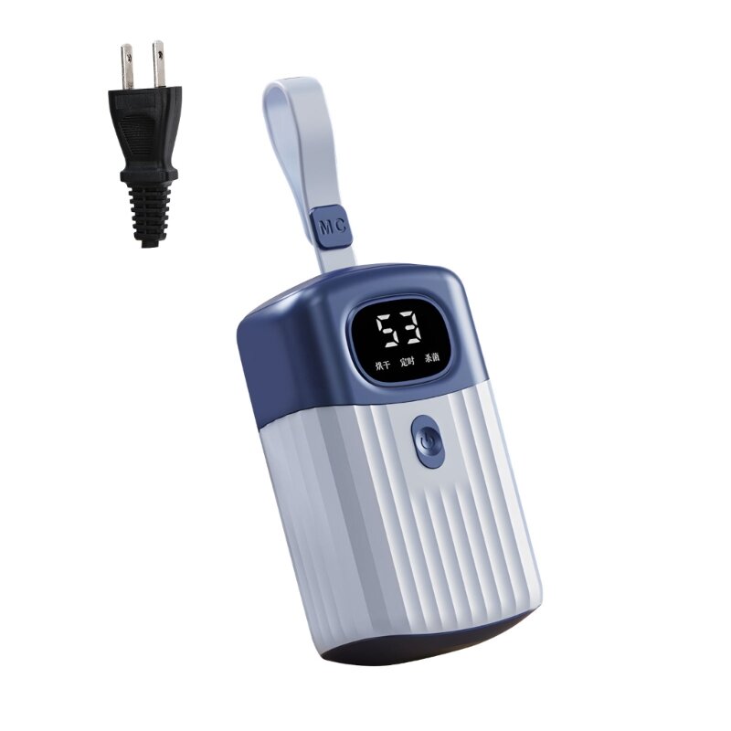 Складная Портативная Мини-Сушилка для Одежды с быстрым Нагревом на 360 ° для Быстрой Сушки Носков, Нижнего Белья, Полотенец в домашних условиях С Низким Уровнем шума US 110V