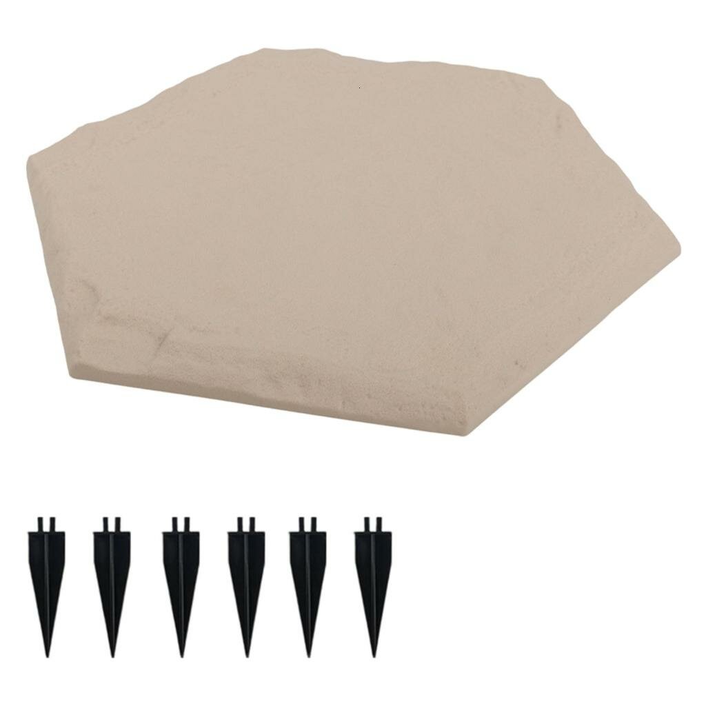 Садовые плитки из смолы, Beigee - Шестиугольник