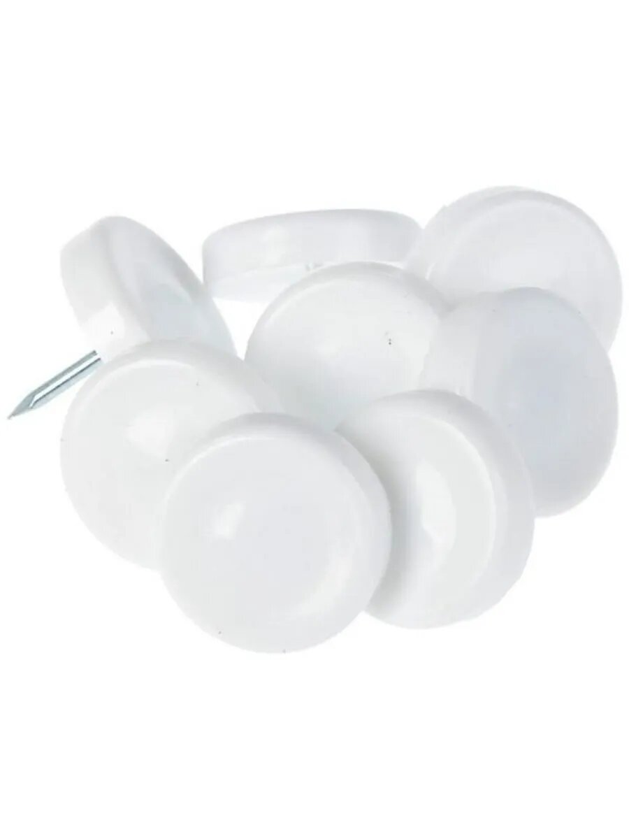 Накладка мебельная круглая, d=24 мм, 8 шт.