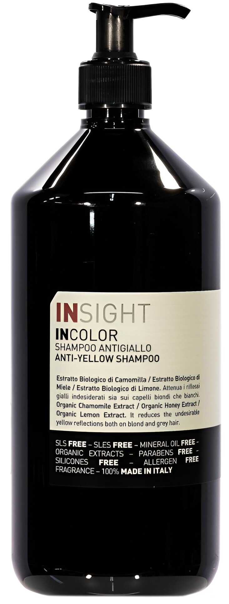 Шампунь для нейтрализации желтого оттенка волос ANTI-YELLOW (900 мл) INC107/4014