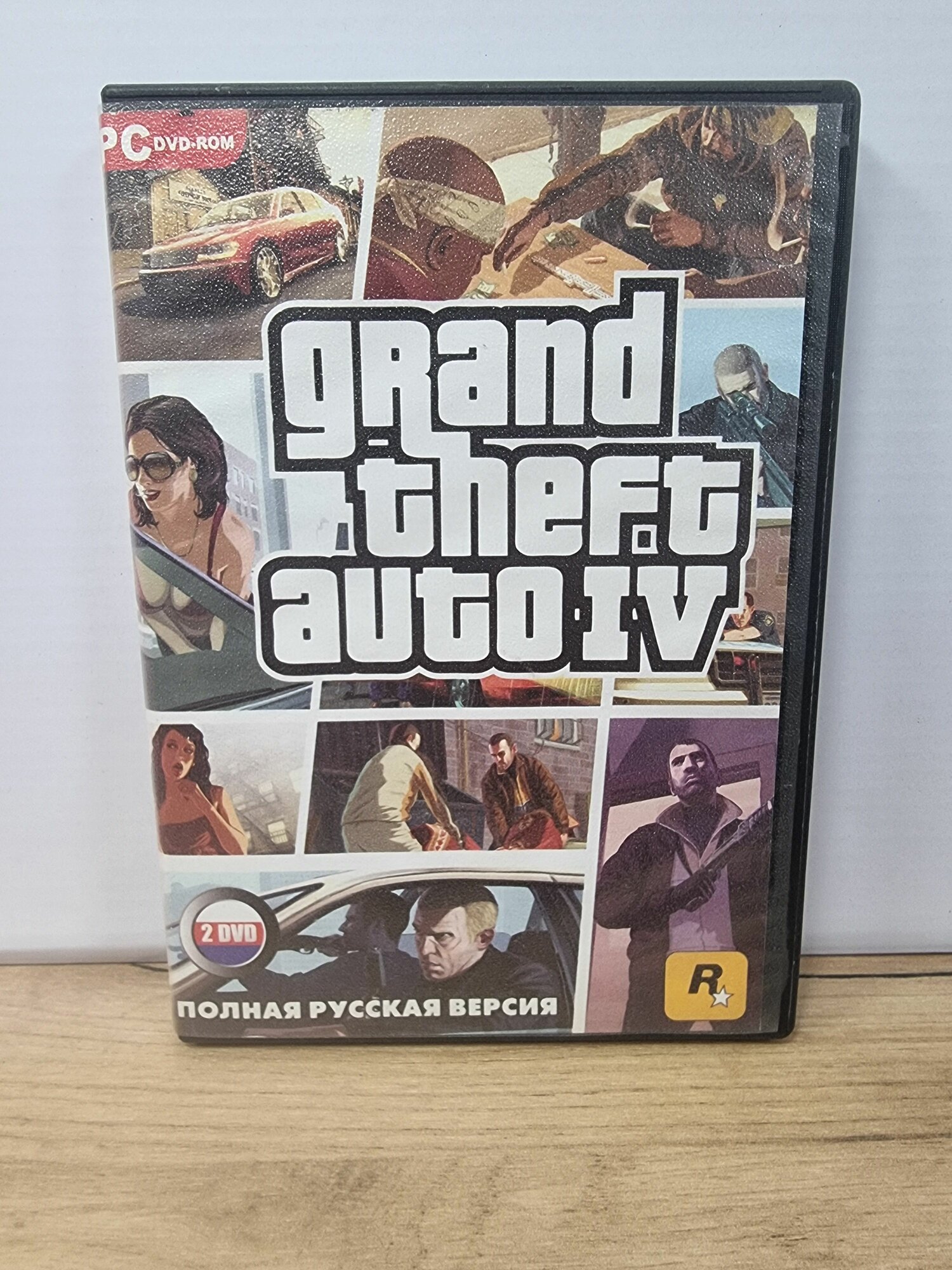 Grand Theft Auto IV игра для PC на DVD-диске