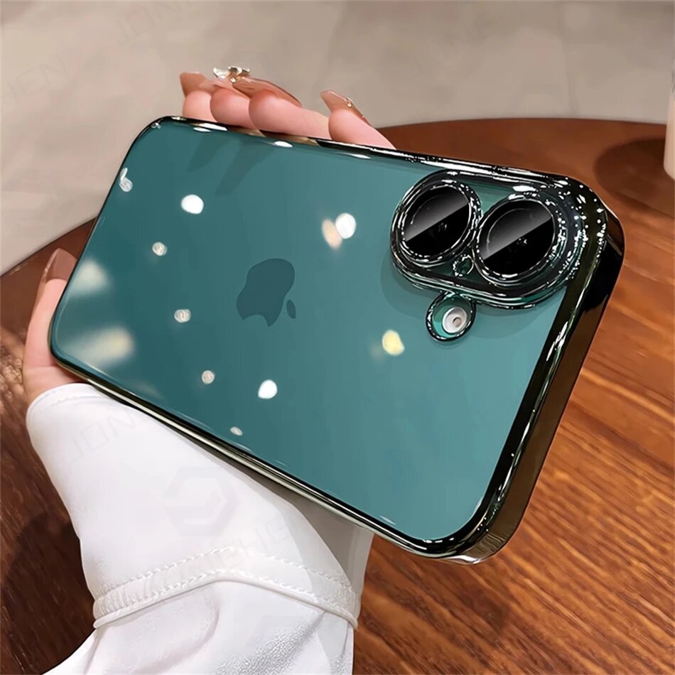 Изумрудный чехол для iPhone 14, Green DDPC