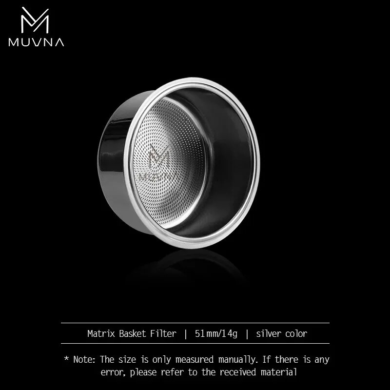 Корзина для кофемашины MUVNA Matrix Precision 51/53/58 мм