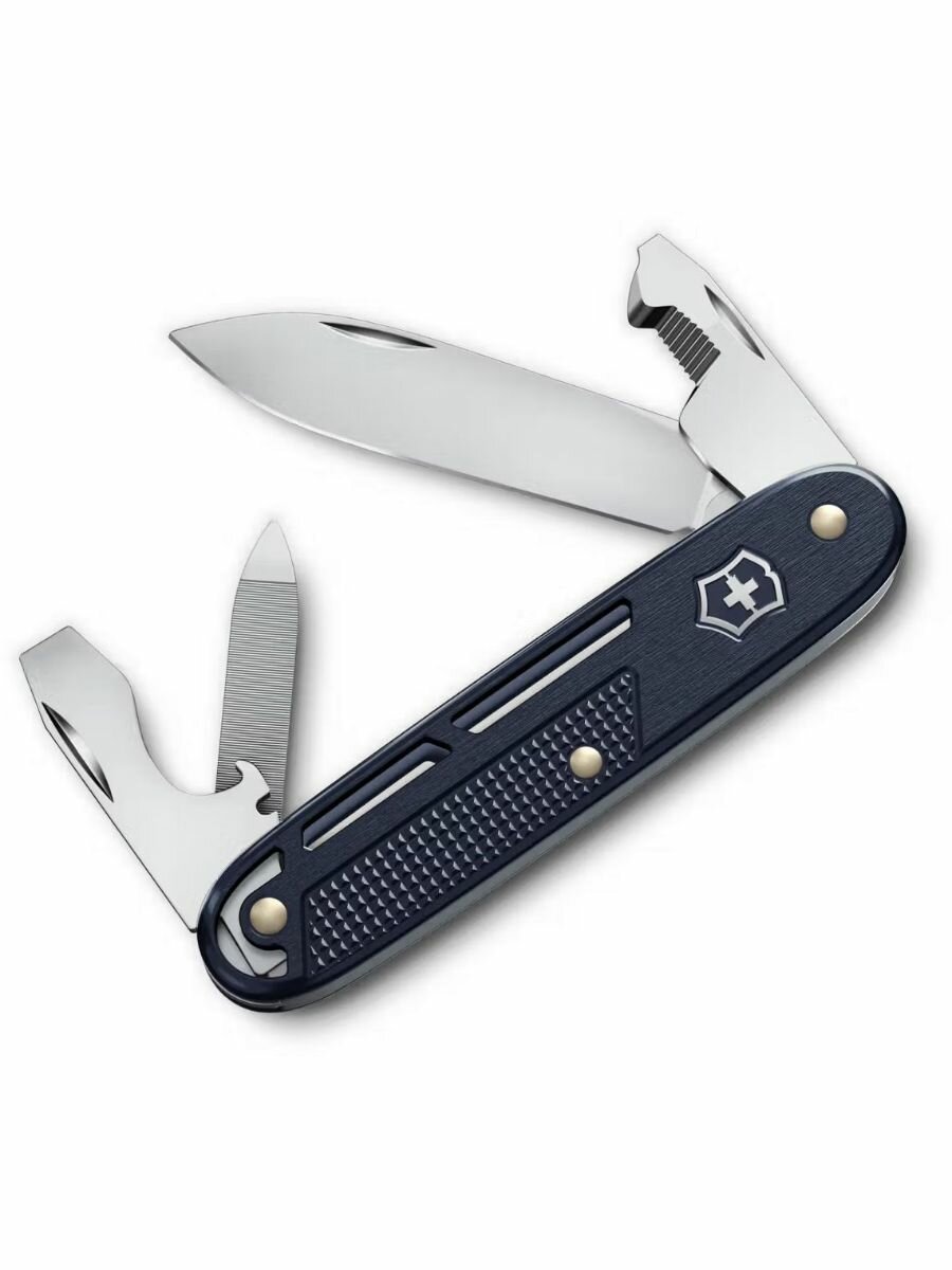Нож перочинный Victorinox Synergy Alox (0.8216.22) 93мм 9функц. синий