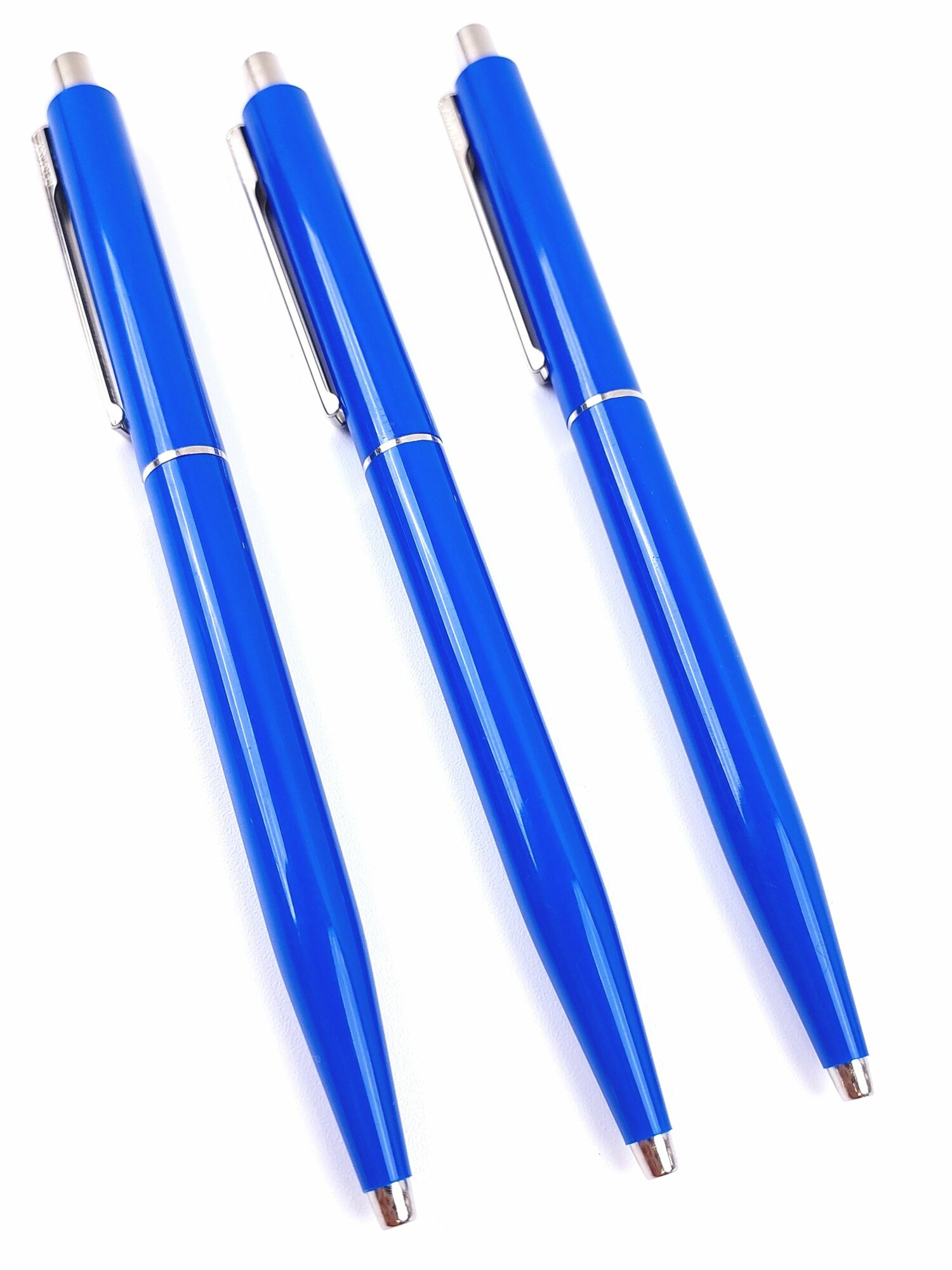 Для офиса или школы ручки Senator Point ярко-синие 3 шт