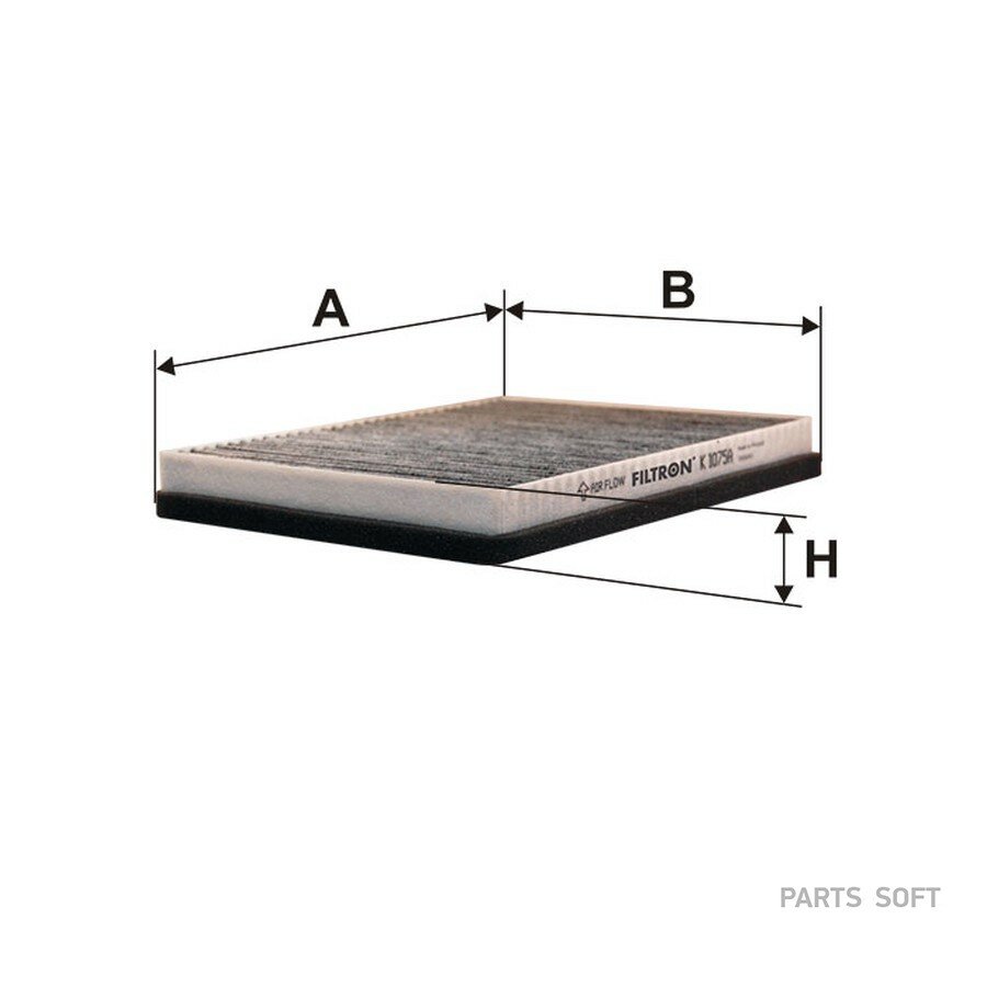 FILTRON K1075A-2X Фильтр салонный угольный BMW 5 IV (E39) (1995-2004)