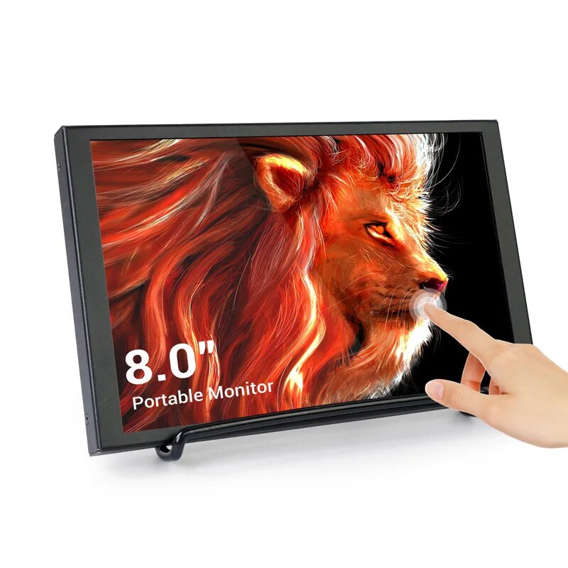 Elecrow 8" ЖК-монитор 1280x800, Non-touch screen
