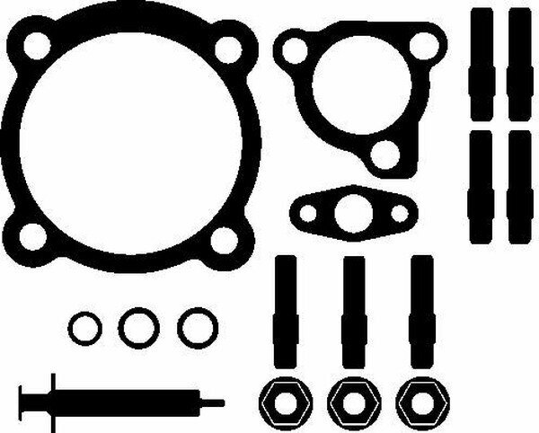 Ремкомплект турбокомпрессора монтажный ELRING 717.951 Audi A3, Tt, Seat Leon, Skoda Octavia, Vw Bora, Golf 1.8T Mot.Agu, Ajq, Amu, App, Arx 96-10
