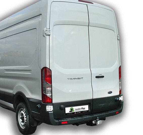 Фаркоп(прицепное) Лидер-Плюс для FORD TRANSIT (фургон) 2014 - .(паспорт и сертификат в комплекте)(без электрики)F122-FC