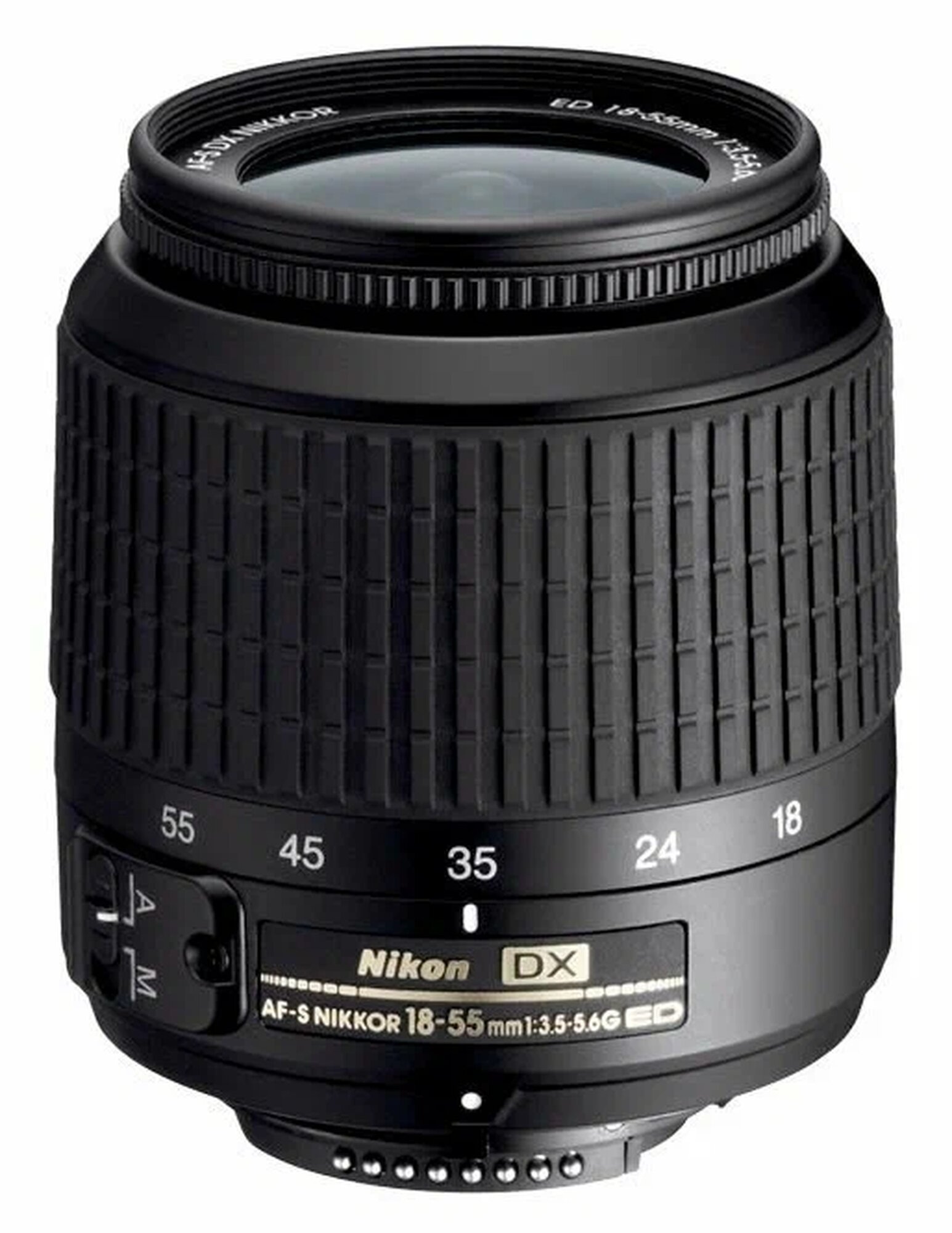 Объектив Nikon AF-S DX NIKKOR 18-55mm, f/3.5-5.6, ED, пластик, черный