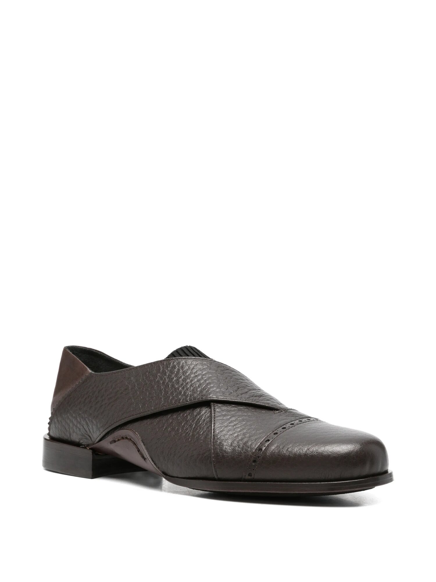Лоферы NULLUS Cap-toe loafers, размер 45, коричневый — фото 1