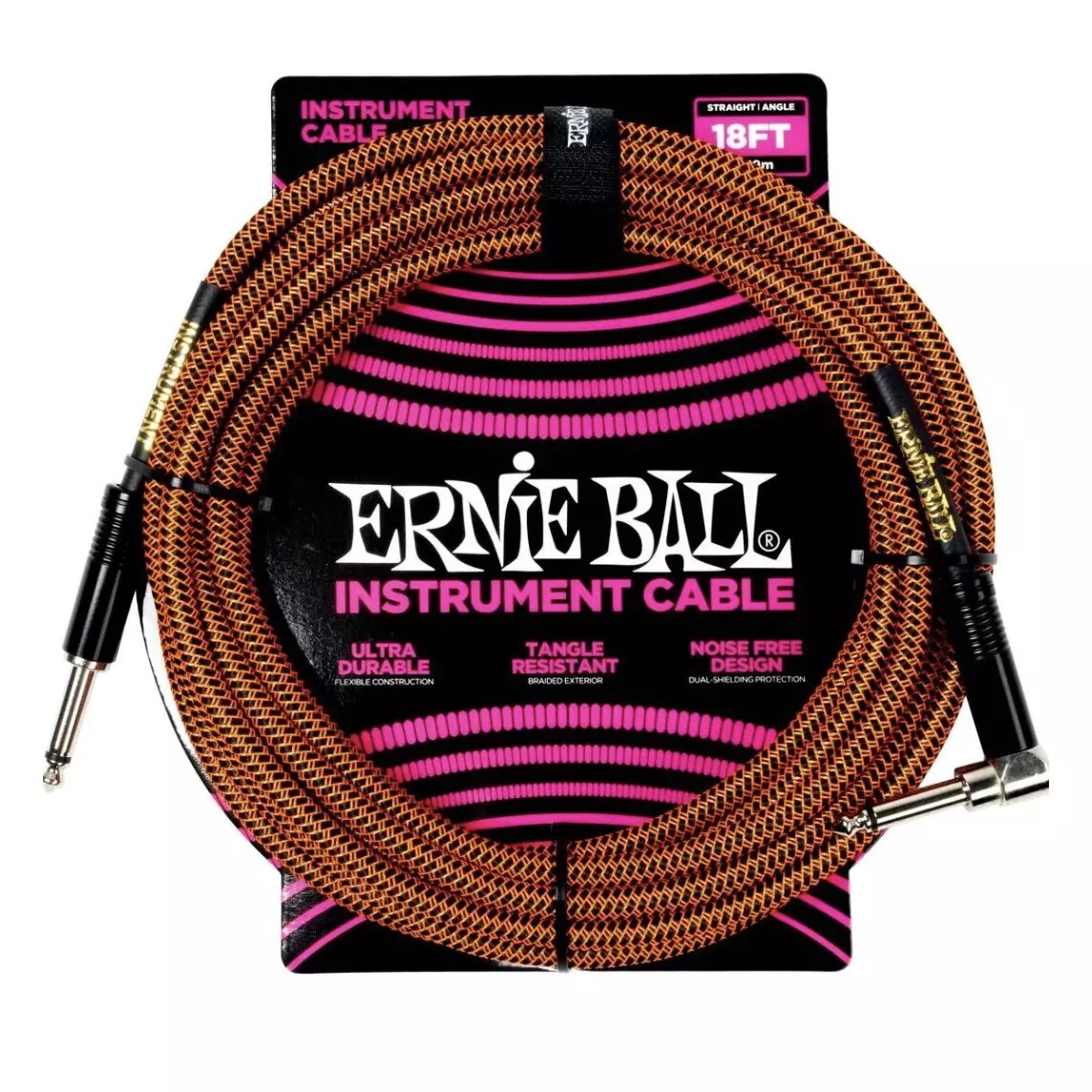 Кабель аудио 1xJack - 1xJack Ernie Ball 6471 5.5m