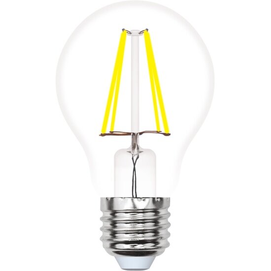 Светодиодная лампа Uniel LED-A60-7W/WW/E27/CL/MB GLM10TR 3000K (пошаговое диммирование)