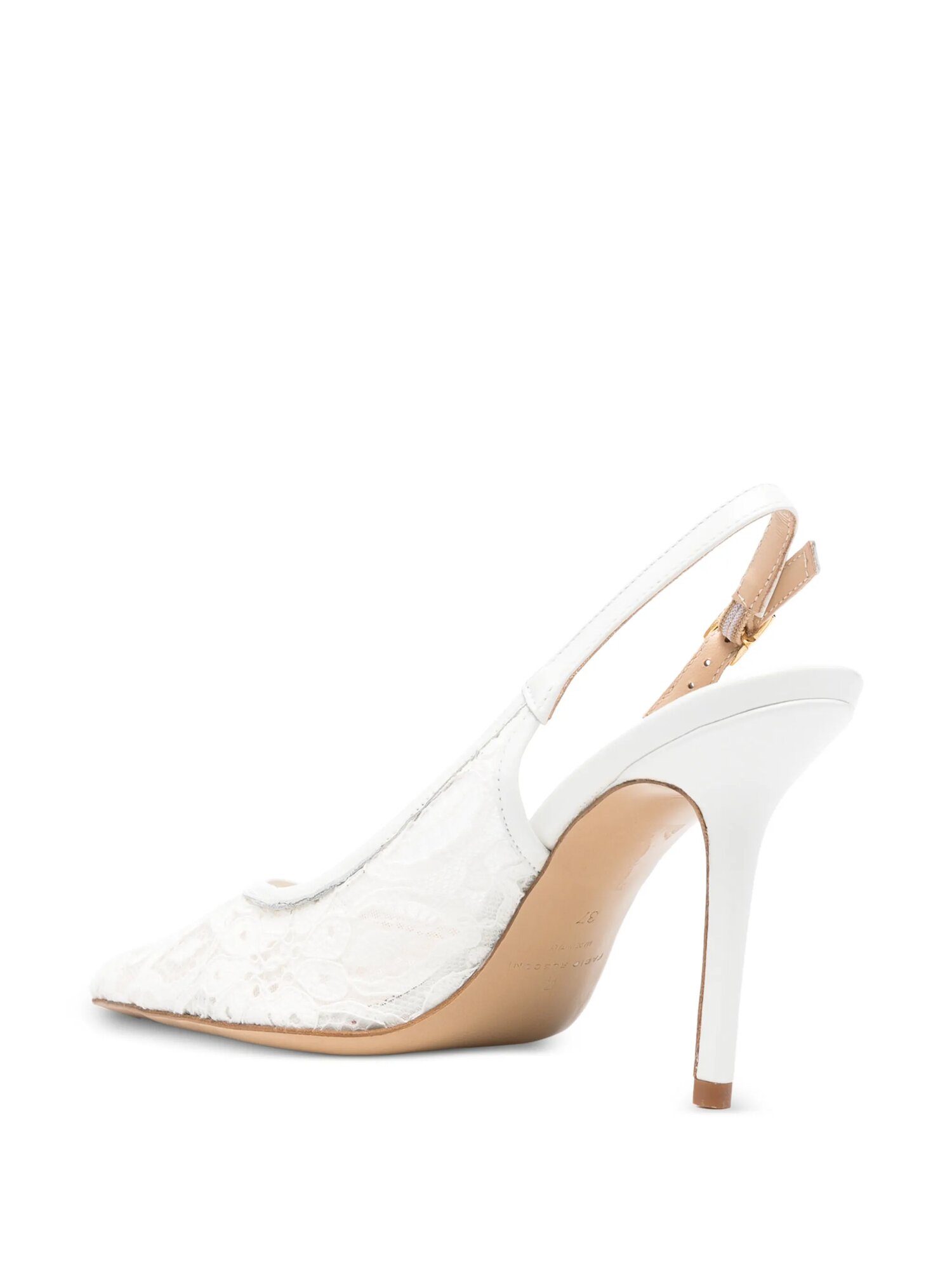 Туфли Fabio Rusconi Lace slingback pumps, размер 40, white — фото 1