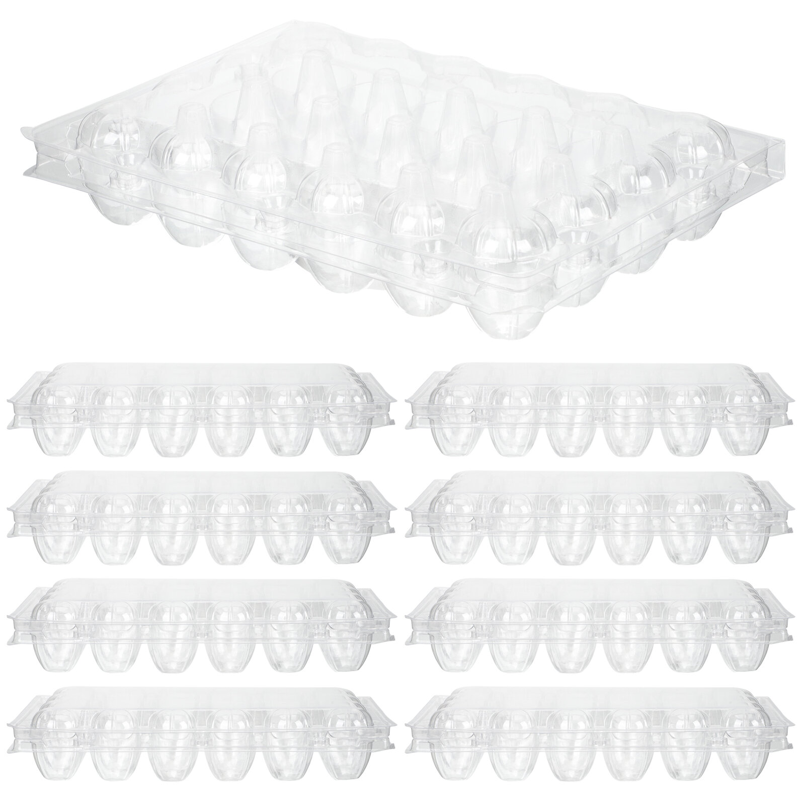 Пластиковый лоток для перепелиных яиц прозрачный, упаковка на 50 ячеек для хранения дома