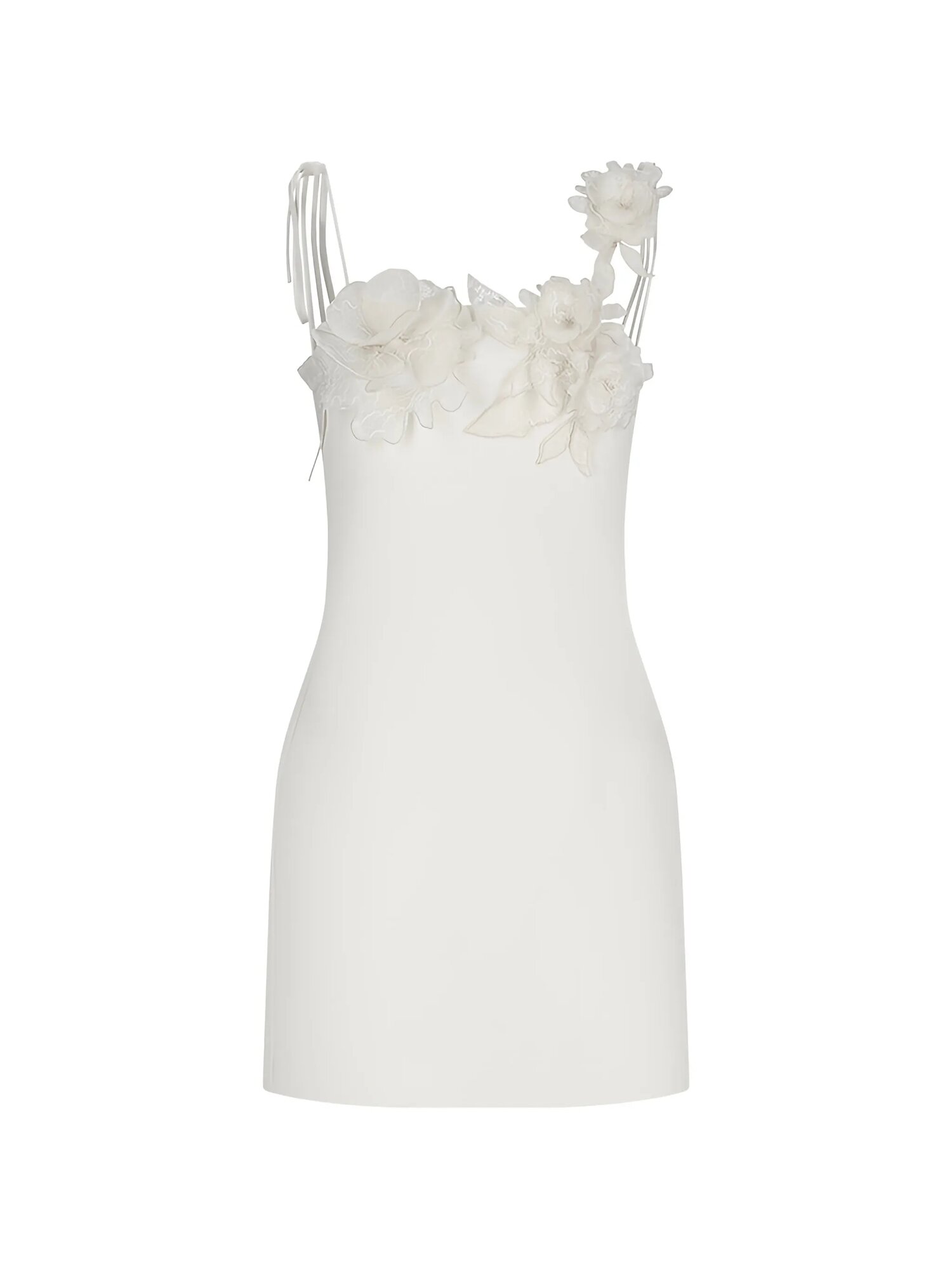 Платье Flower-embroidered mini dress