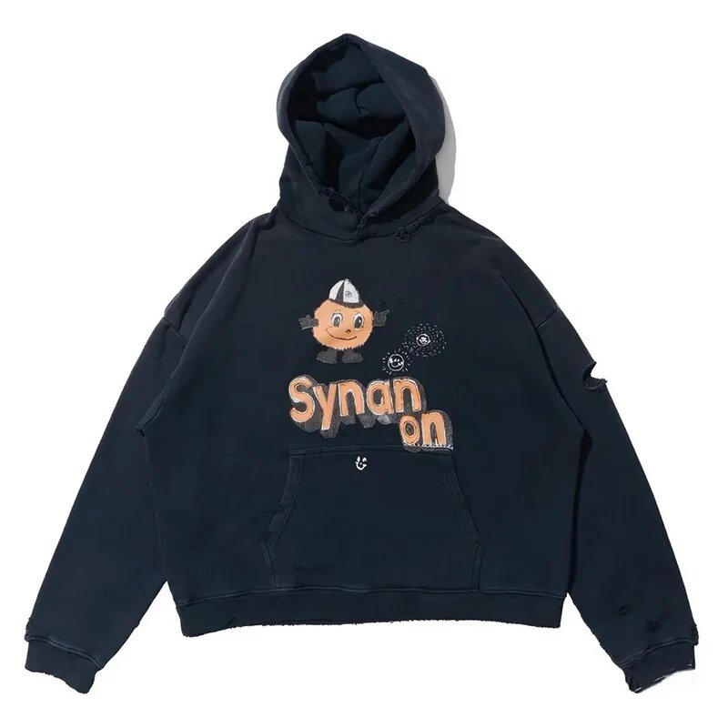 Синяя толстовка с капюшоном Synnanon, цвет 7
