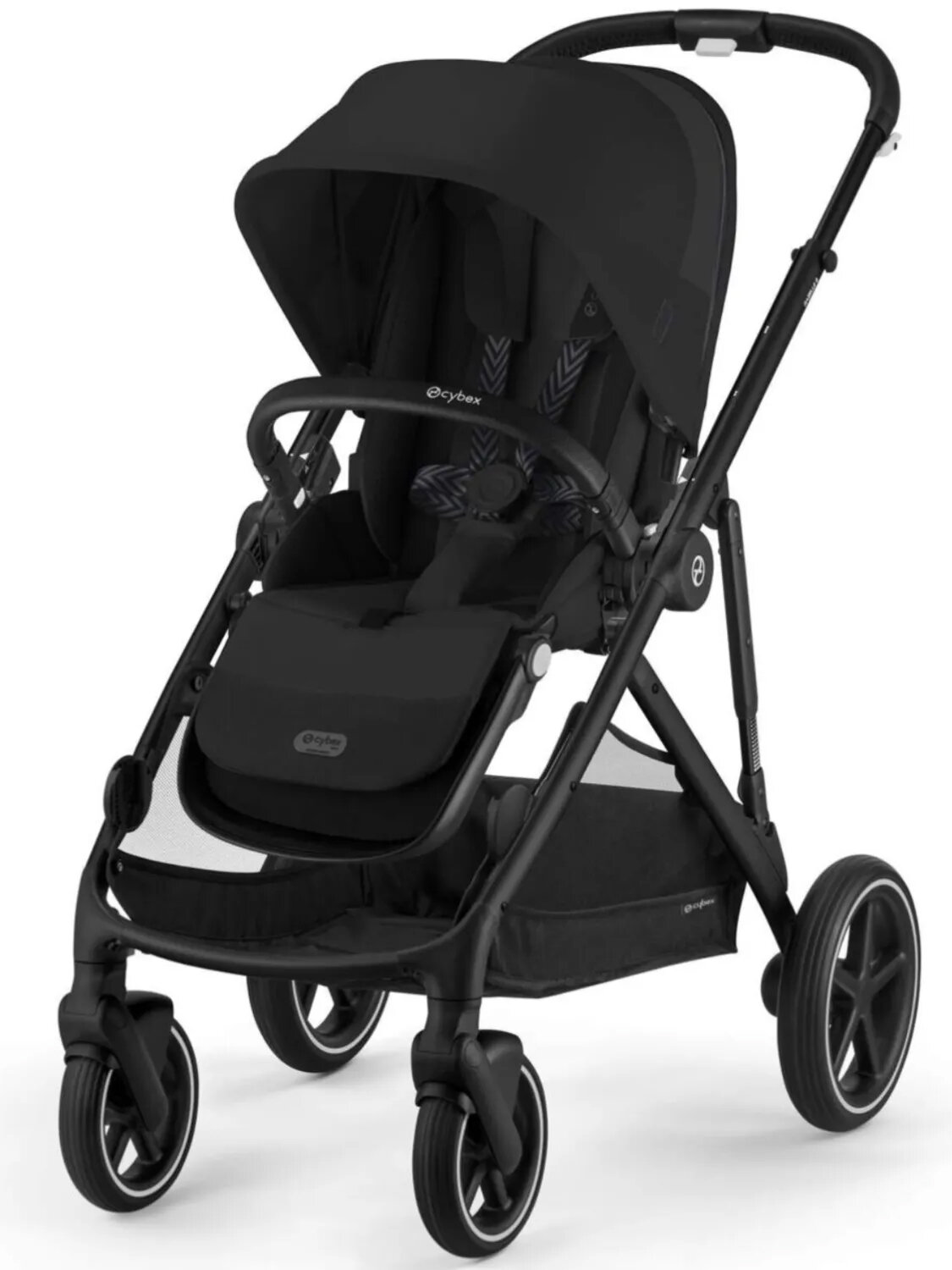 Коляска прогулочная Cybex Gazelle S BLK Moon Black с дождевиком