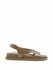 Босоножки Paloma Barcelo Calista leather flat sandals, размер 40, brown