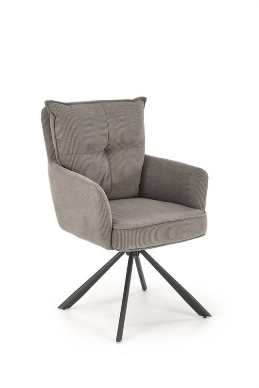 Halmar Стул кухонный Halmar K528 (серый/черный) Серый