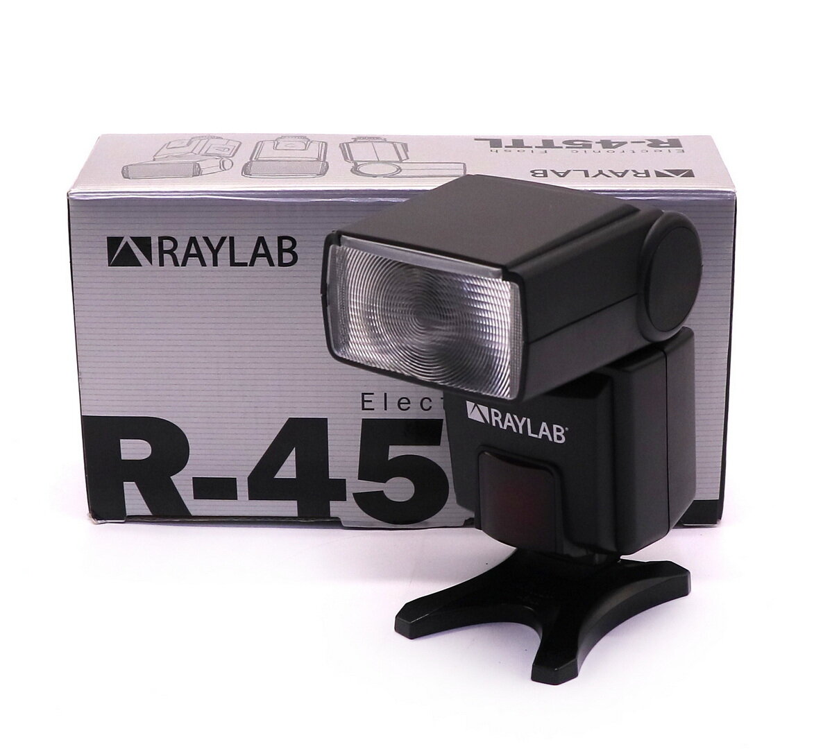 Фотовспышка накамерная Raylab R-45TTL-C в упаковке