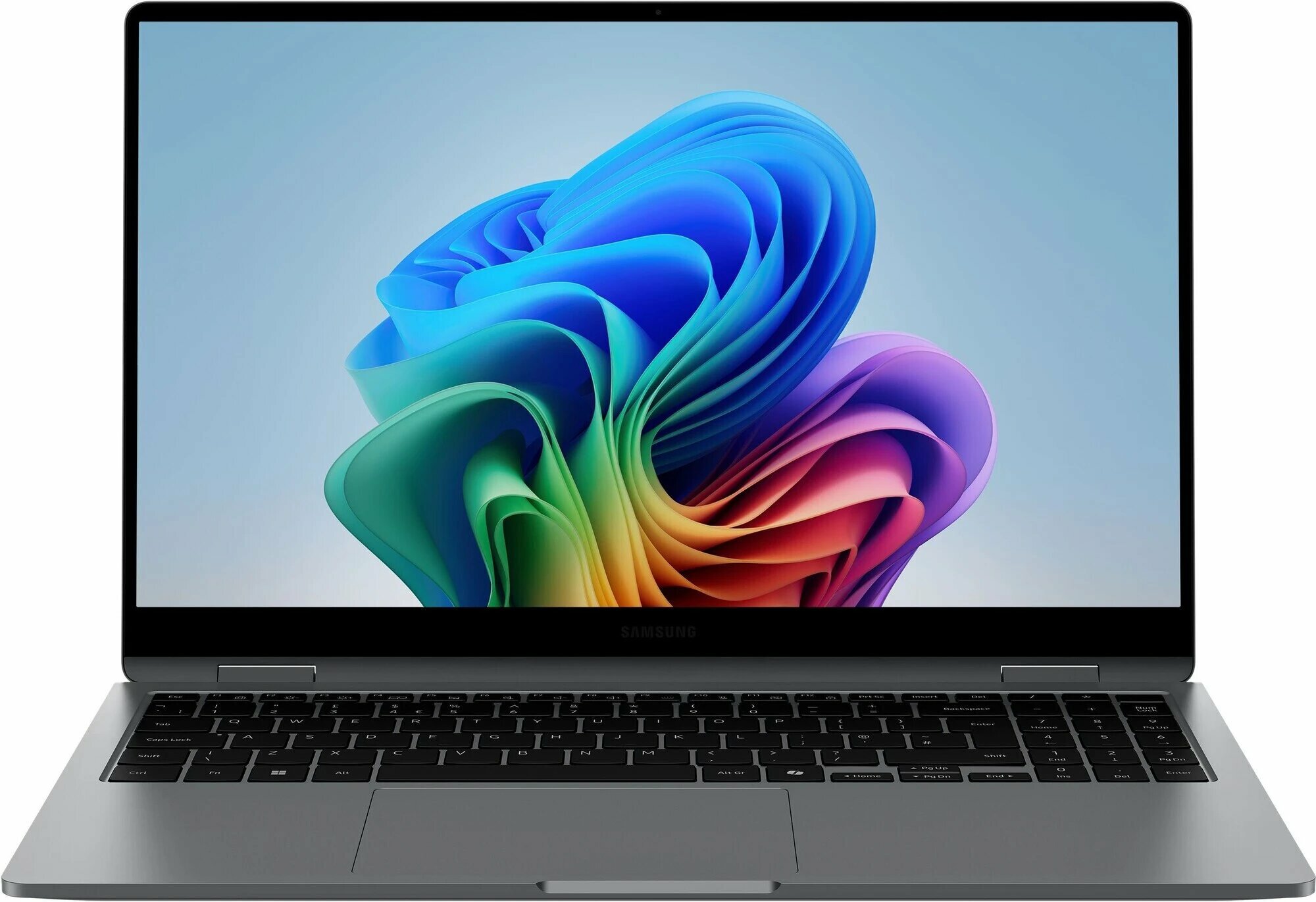 Ноутбук Samsung Galaxy Book5 Pro 360 NP960QHA 16", Core Ultra 7 256V, 16GB LPDDR5X, 1TB SSD, Intel Arc, Win11, gray