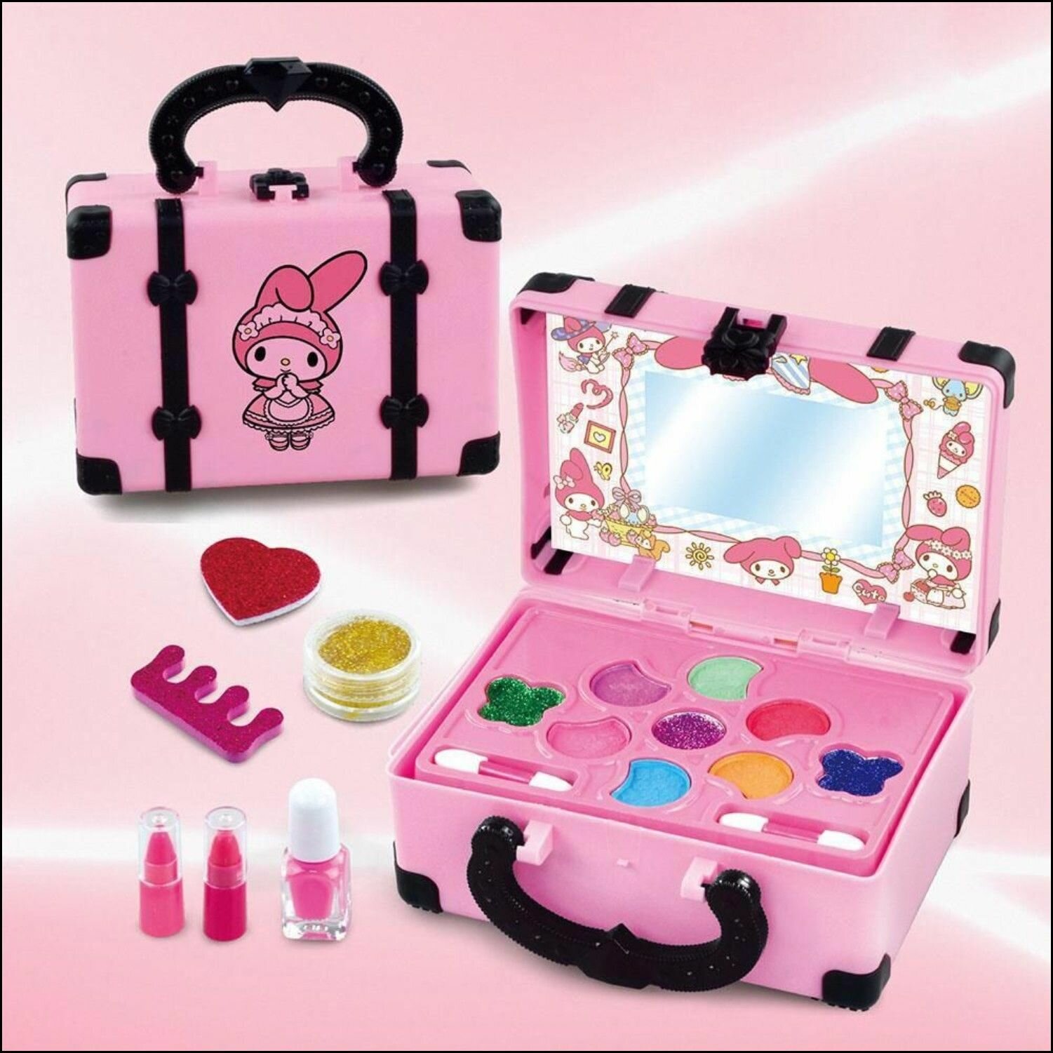 Чемоданчик с детской декоративной косметикой, большой подарочный набор для девочек, косметика набор детский
