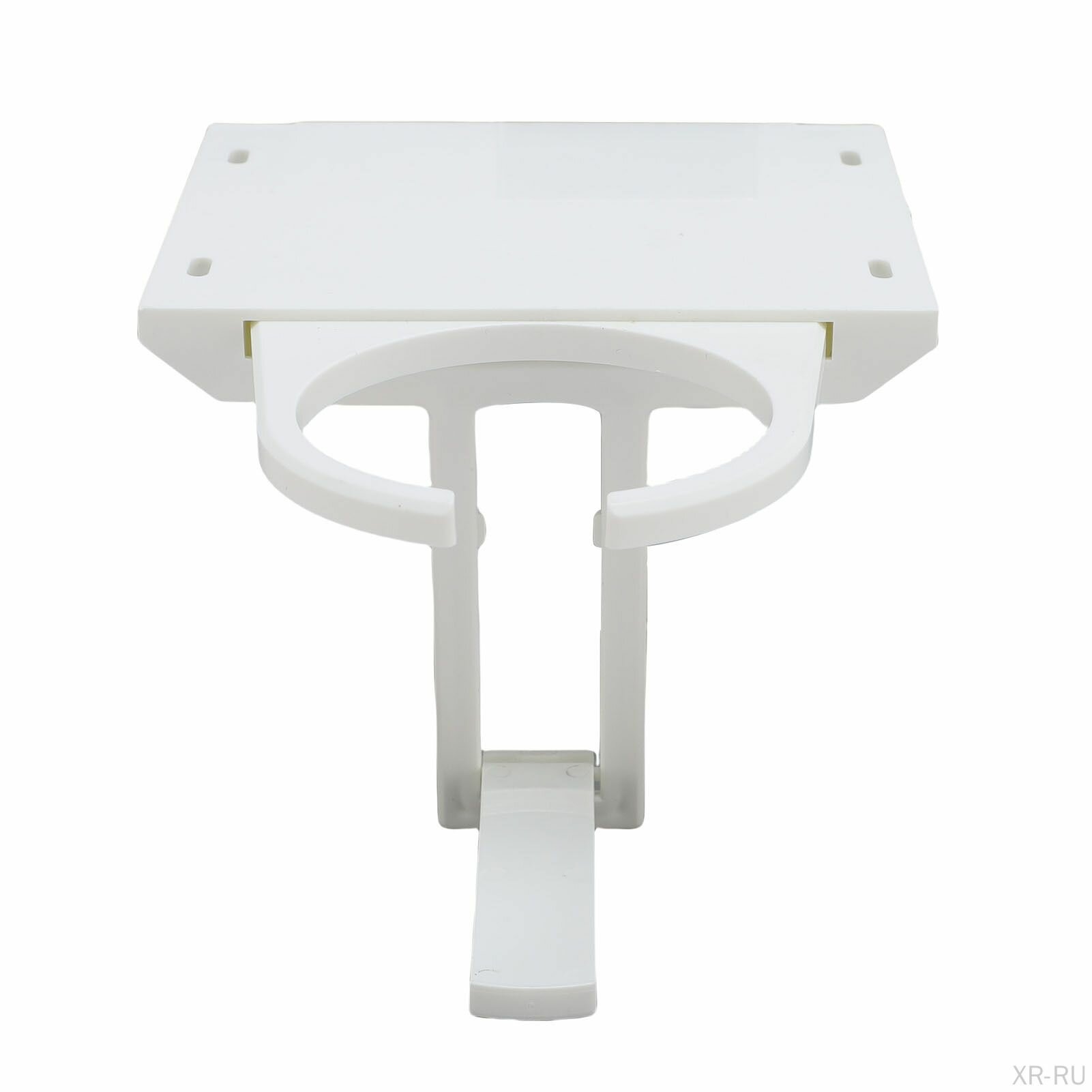 Держатель для стакана под столом: складной устойчивый держатель напитков из прочного пластика, который освобождает место на поверхности стола, универсально для кружек и банок, идеален для дома