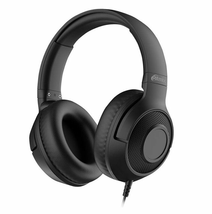 Наушники проводные большие Ritmix RH-544TV, полноразмерные, для телевизора с длинным проводом 5 м, без микрофона