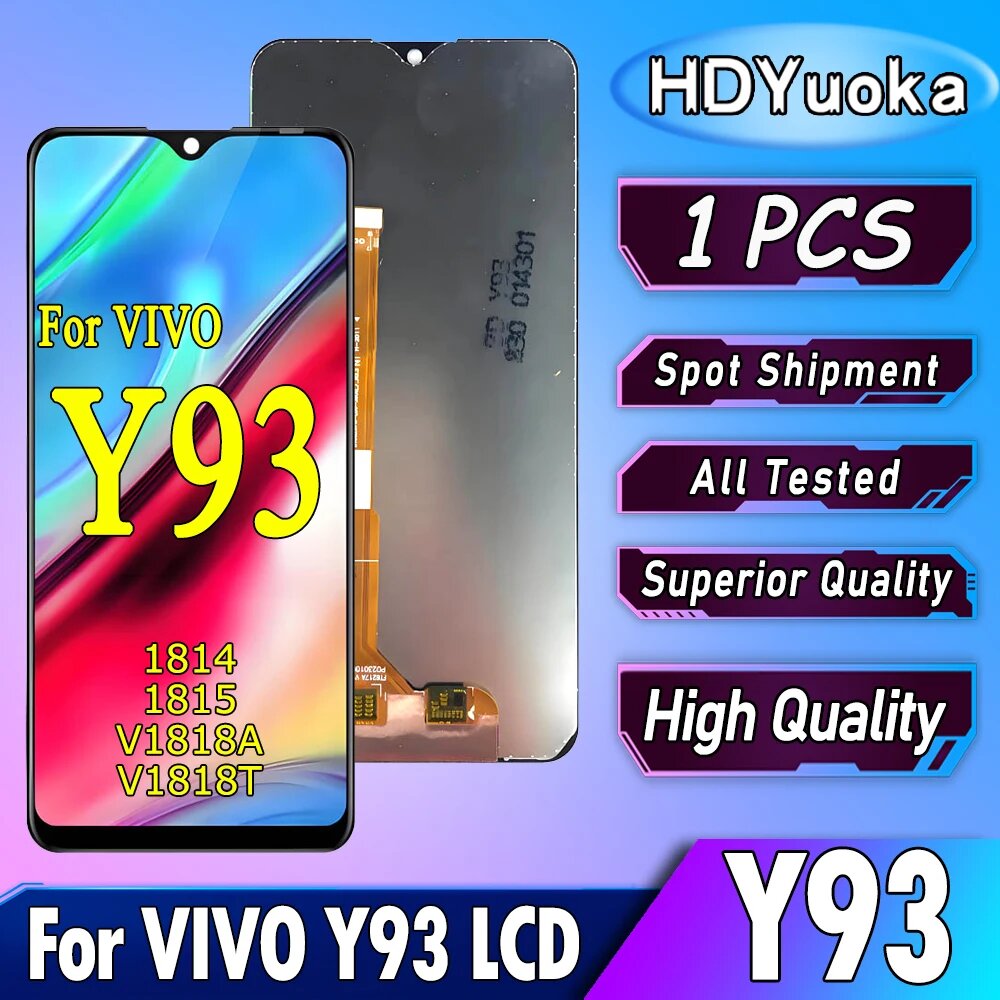 6,2 " для VIVO Y93 ЖК-дисплей 1814 1815 V1818A V1818T, сенсорный экран с дигитайзером в сборе, сменный аксессуар для ремонта