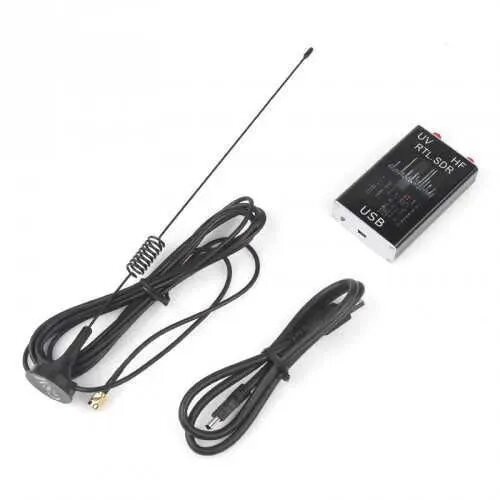 Широкополосный USB радиоприемник RTL-SDR 100khz-1.7 GHz радиосканер
