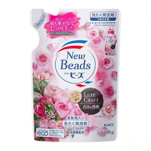 Гель для стирки Attack New Beads Роза, с кондиционером, концентрированный 680 г